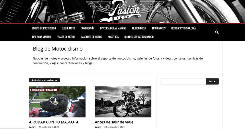 Mejores blog de motos - SRV Design Studio